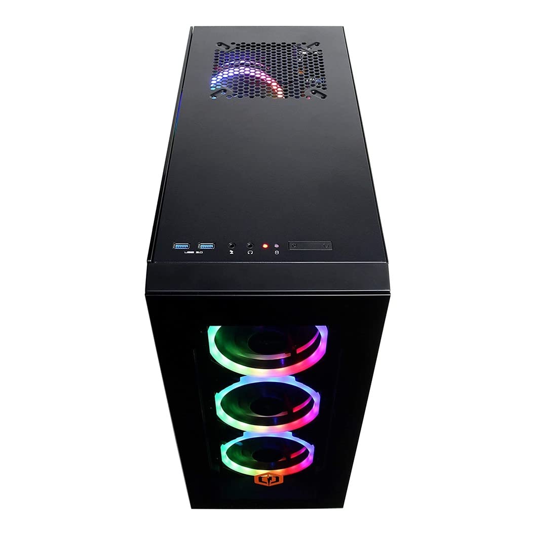 CyberpowerPC Gamer Xtreme 3060 VR Ready Gaming Desktop,12th Gen Intel 8-Core i7-12700F,GeForce RTX 3060 12GB, 32GB RAM,1TB PCIe SSD+1TB HDD USB-C, HDMI, DP, RJ45, RGB Case, Peripherals, Win 11, Black
