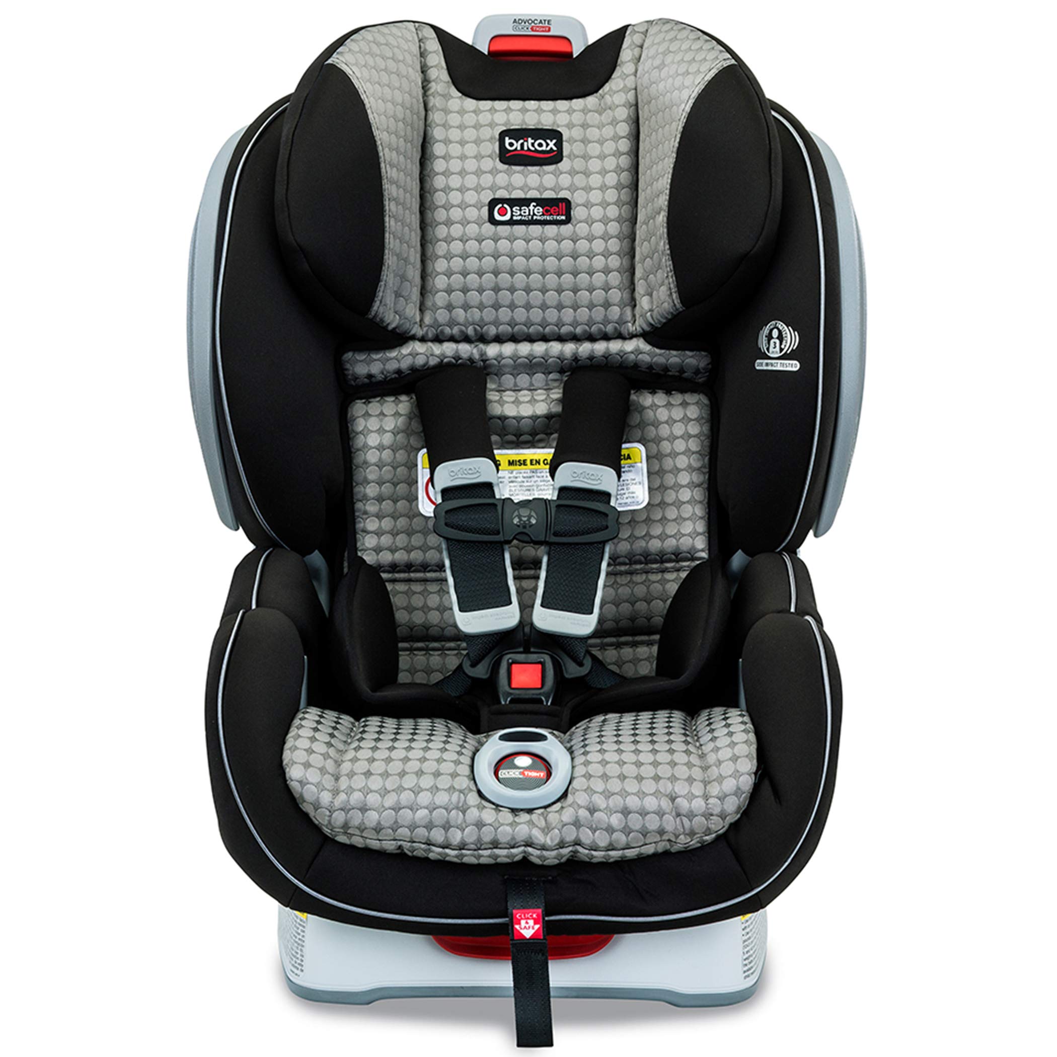 Britax Advocate ClickTight Anti-Rebound Bar Convertible Car Seat - 3 Layer Impact Protection - Rear & Forward Facing - 5 to 65 Pounds, Venti