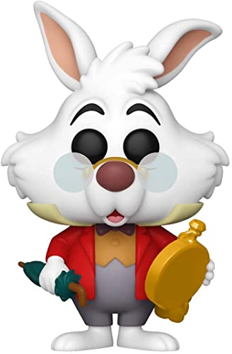 White Rabbit w/Watch Pop #1062 - Alice in Wonderland 70th Anniversary Vinyl Figure (Bundled with Plastic Protector Case/Box)