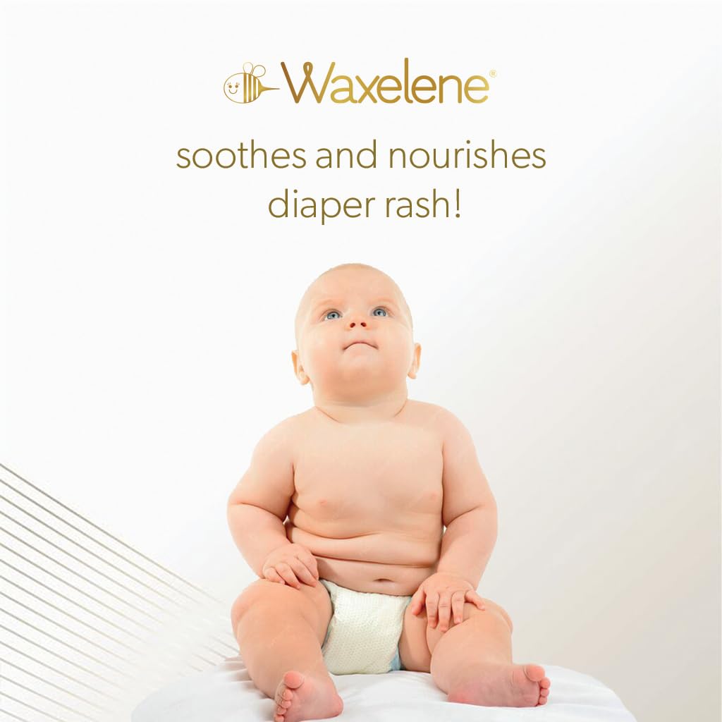 Waxelene Original Aerated Balm, Travel Jar, Organic Multipurpose Ointment the Petroleum Jelly Alternative Eczema Dry Sensitive Skin Face Moisturizer