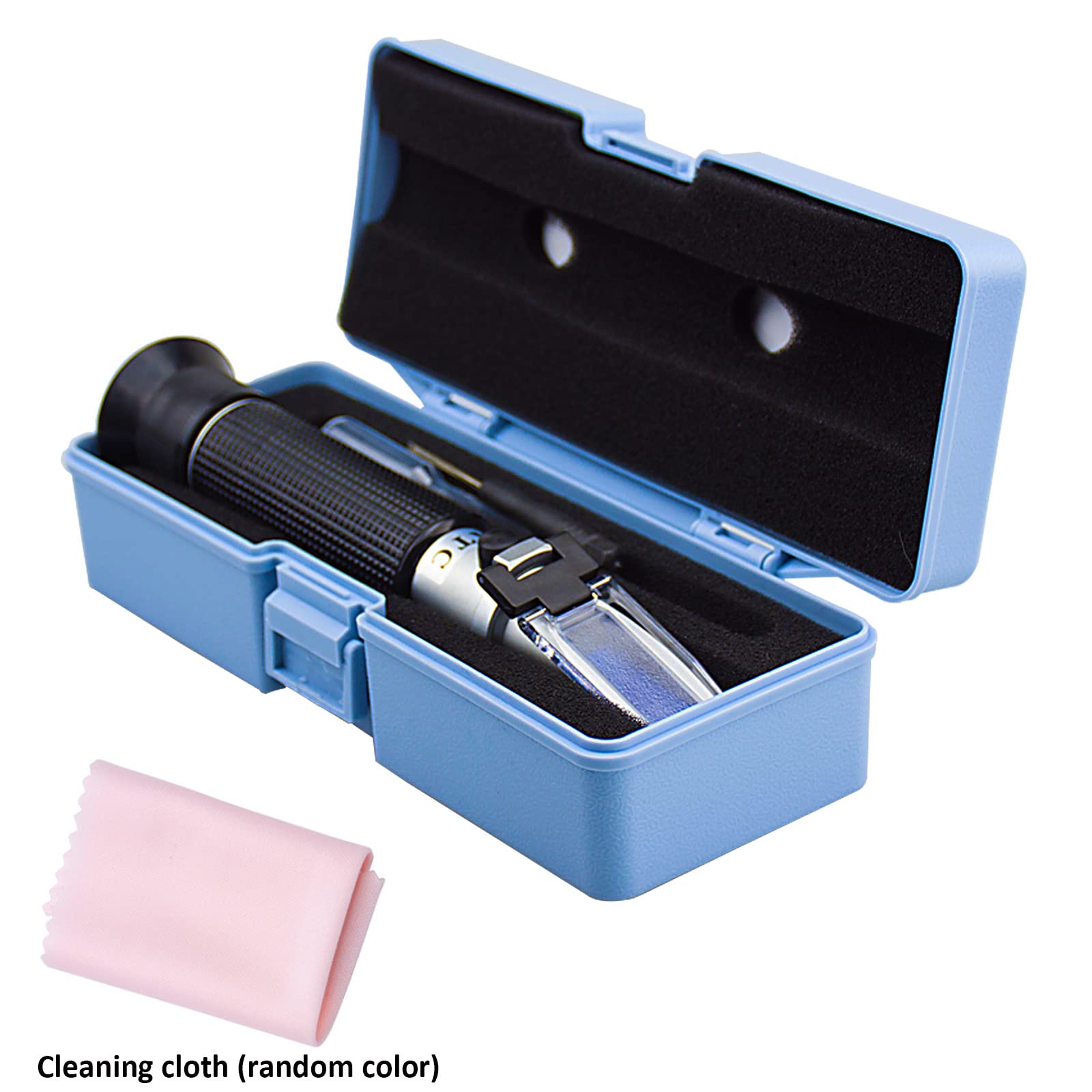 Refractometer for Beer Wine Brewing Brix Beer Refractometer Dual Scale 1.000-1.130 and Brix 0-32% for Measuring Sugar Content in Fruit Beverage