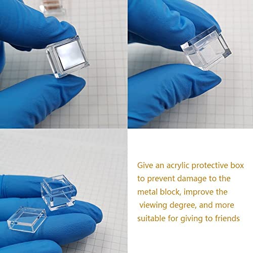 GOONSDS Element Cube - Metal Density Cubest for University Lab and Student Gift Ornament Collection,Aluminum al