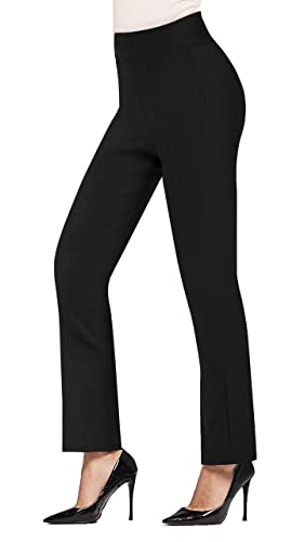 Hybrid Womens Business Millennium Slim Bootcut Skinny Pants P44972BL Black XL