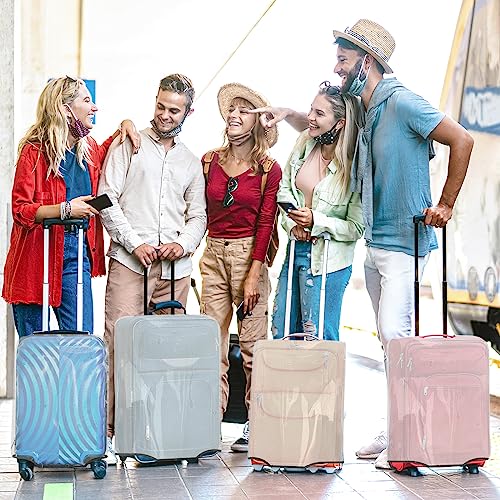 Luggage Cover for Suitcase Tsa Approved,Plastic Clear Travel Suitcase Protector Cover for 20 inch lugggage,Waterproof.