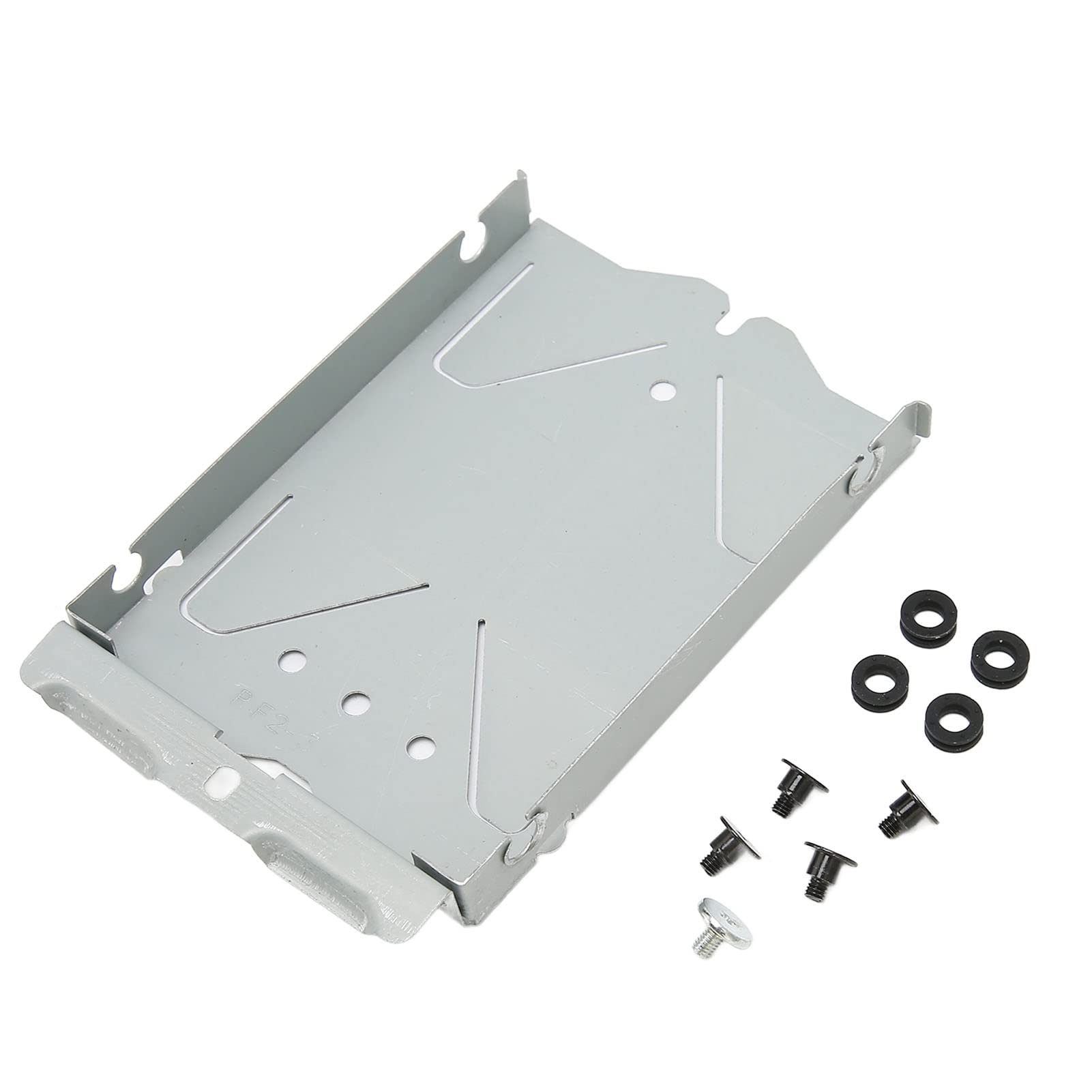 Console Hard Disk Drive Holder, Heat Dissipation Metal Game HDD Tray Replacement Screw Installation for PS4 1200