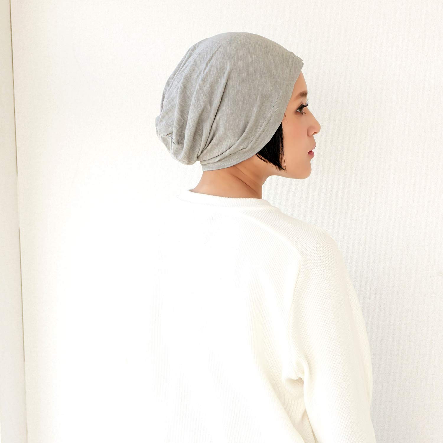 CHARM Summer Beanie for Men & Women - Slouchy Lightweight Chemo Cotton Hipster Fashion Knit Hat Black