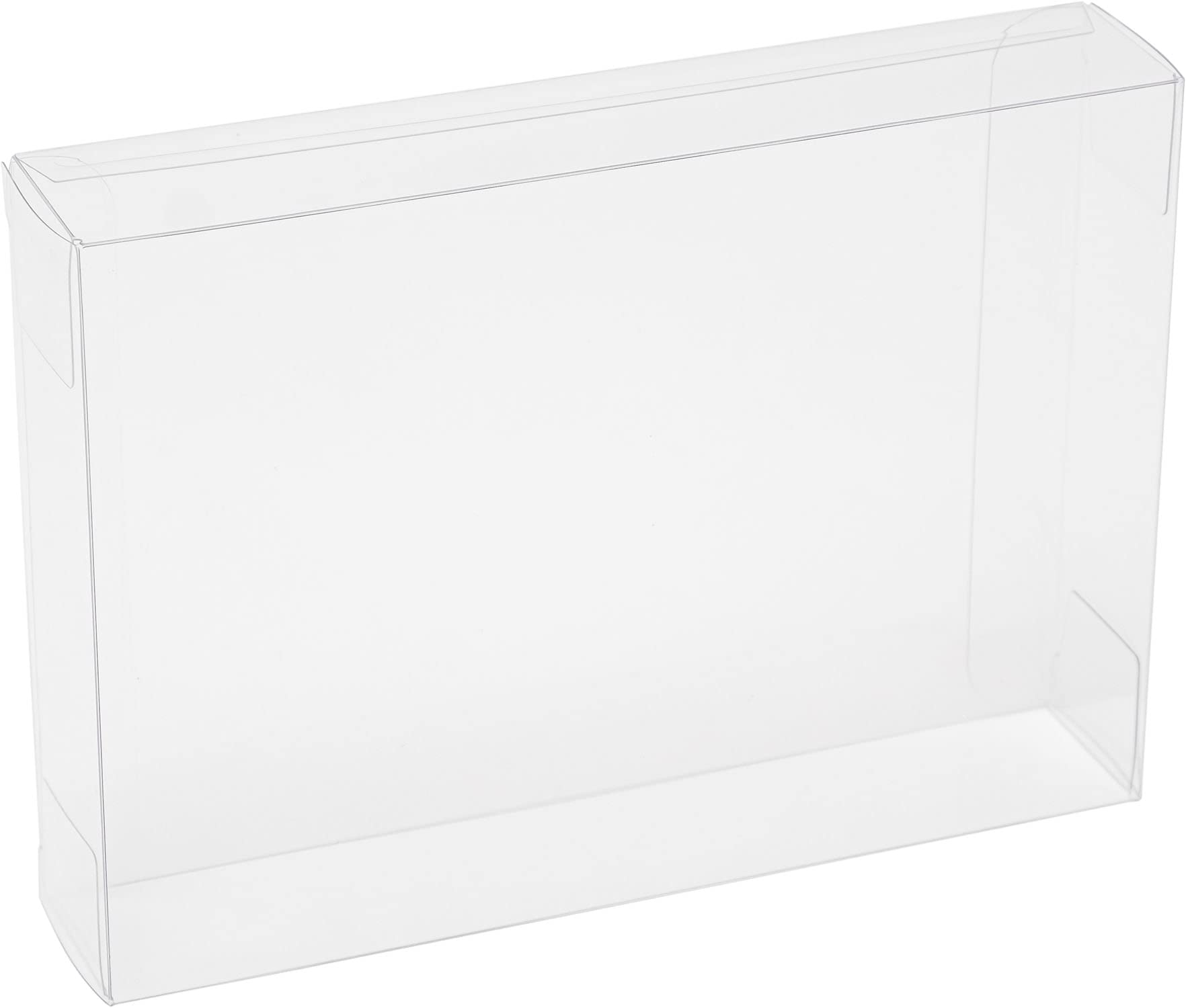 Viturio Super Nintendo SNES & N64 Game Box Protector Cases (10 Pack) Clear Plastic .35mm