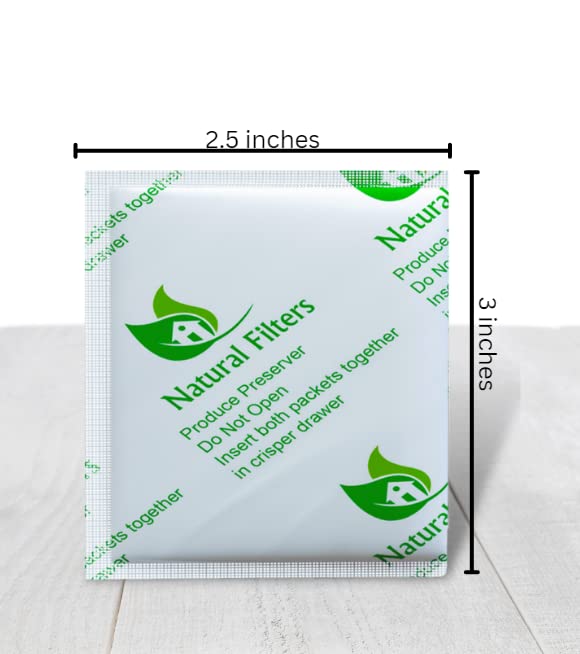 Natural Filters Air Filter, Produce Preserver (6-Pack Bundle) - Refrigerator Replacement Parts
