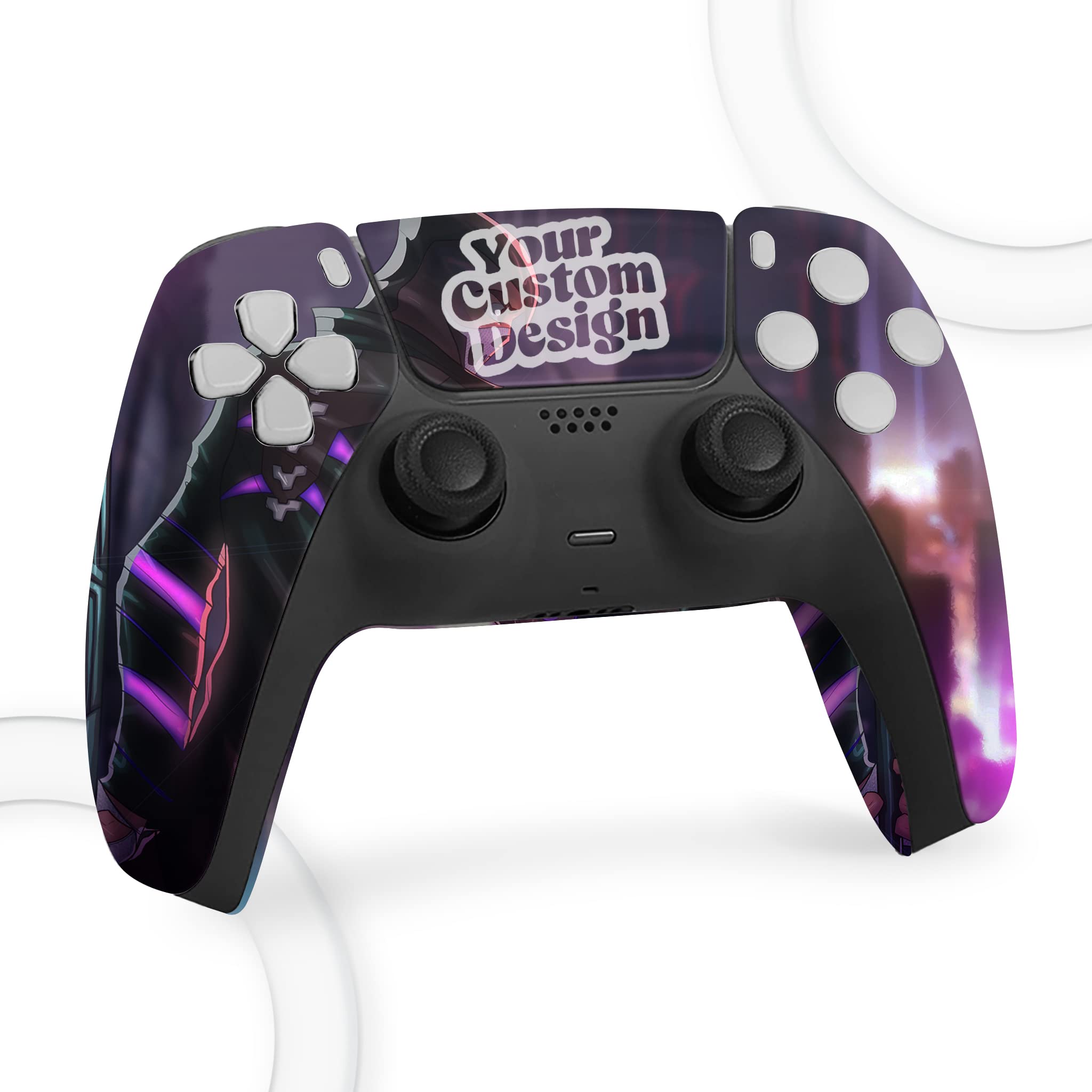 Dyeport Custom PS-5 Controller Skin | Made in USA | Compatible Vinyl Sticker Skin for Play-Station 5 Controller | Waterproof Protective Decal Cover Wrap-Fits Perfect with No Bubbles or Wrinkles