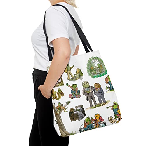 Fr? Aesthetic and Toad Tote Bag for Women and Men Beach Bag Shopping Bags School Shoulder Bag Reusable Grocery Bags