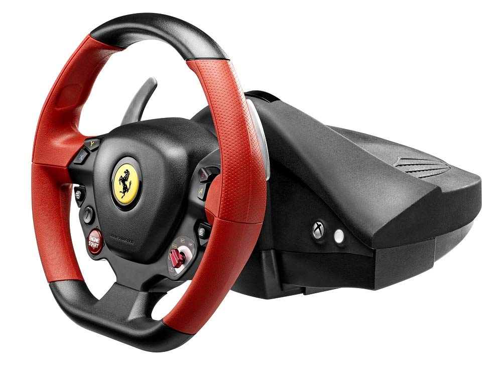 Thrustmaster Ferrari 458 Spider Racing Wheel (Xbox Series X/S & One) and F1 2019 Anniversary Edition (Xbox One)