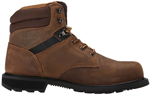 Carhartt Men's Traditional Welt 6" Steel Toe Work Boot Construction, Crazy Horse Brown Oil Tanned, 12 Wide