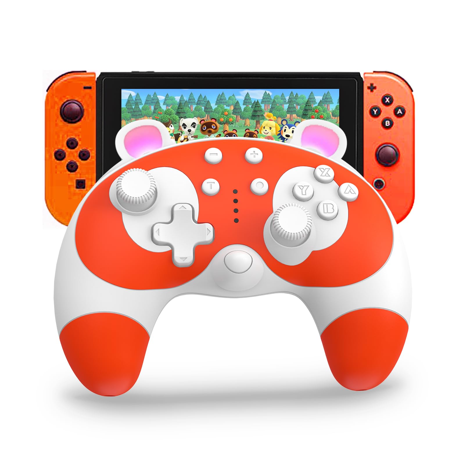 DYONDER Switch Pro Controller for Switch/Lite/OLED, Mini Wireless PC Gaming Controllers For Kids(Green)