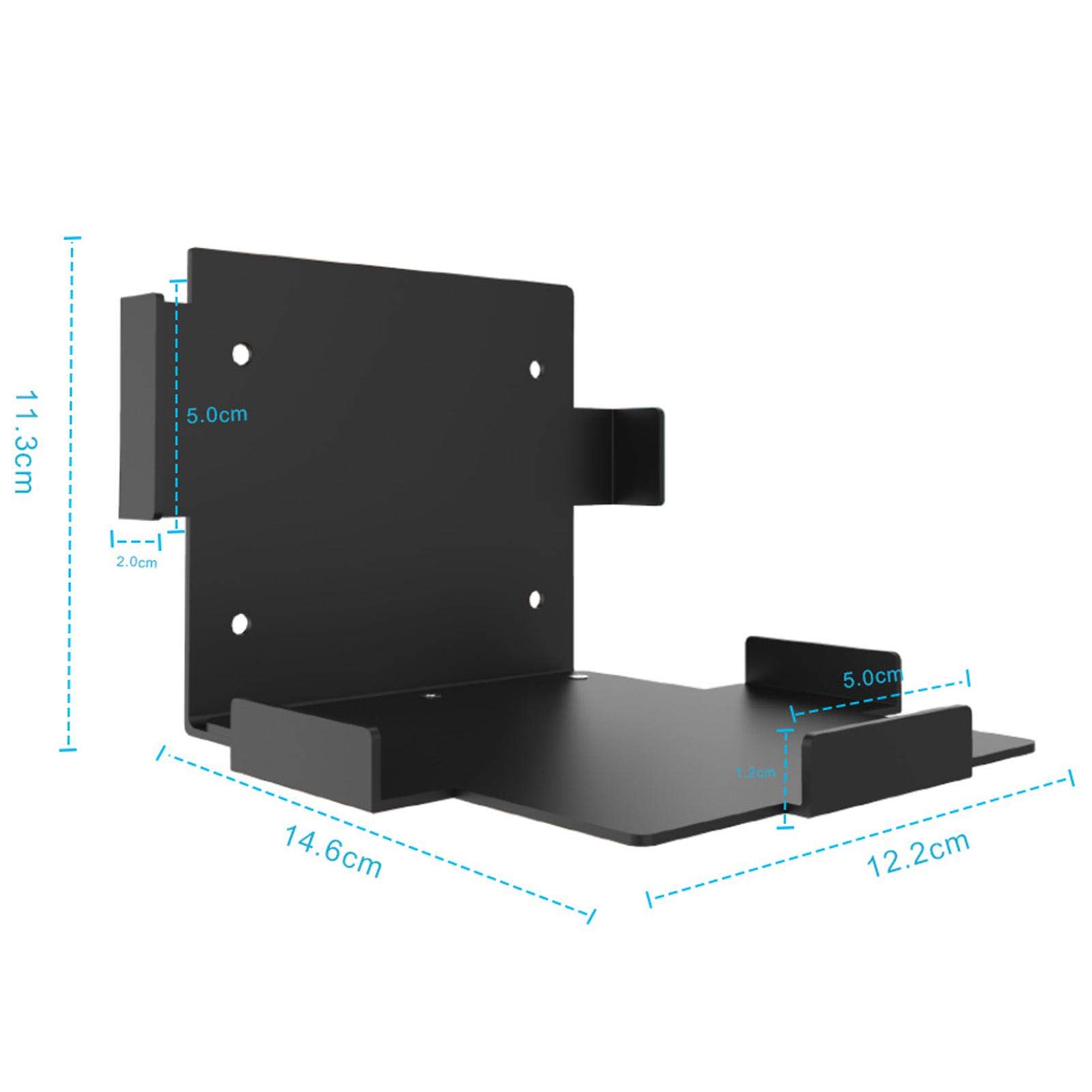 Wall Mount for Xbox Series X, Wall Mount Wall Bracket Holder Horizontal Upward Facing, Media Furniture Audio Video Shelving