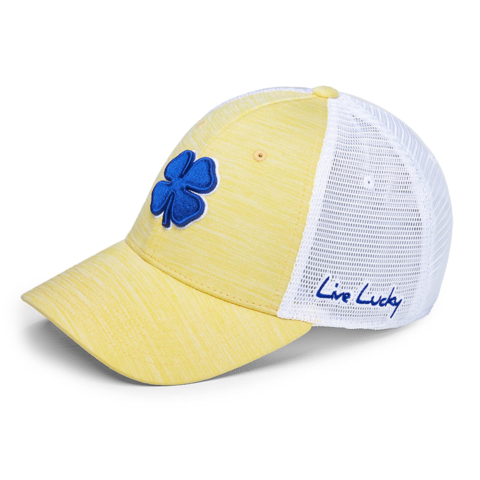 Black Clover The Perfect Luck 2 Patented Memory Fit Mesh Back Fitted 6 Panel Hat S/M