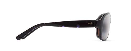 Maui Jim Women's Koki Beach Polarized Fashion Sunglasses, Purple Tortoise/Maui RoseĀ®, Medium