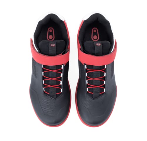 Crank Brothers Mallet Speedlace Mountain Bike Shoe Red/Black/White - Red Outsole, 9.0