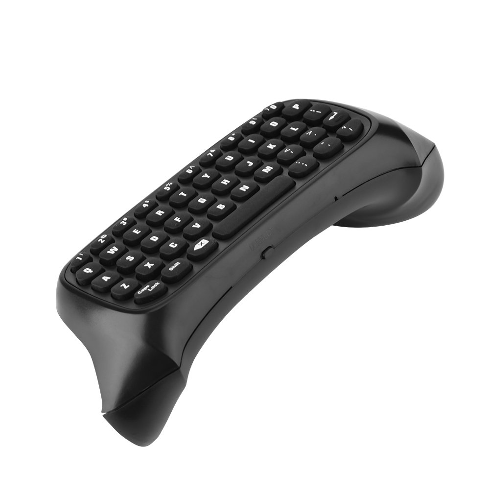 PUSOKEI Mini Controller Keyboard Controller Chat Keyboard one Controller Keyboard for one GamePad Game Gaming Controller (Black) [video game]