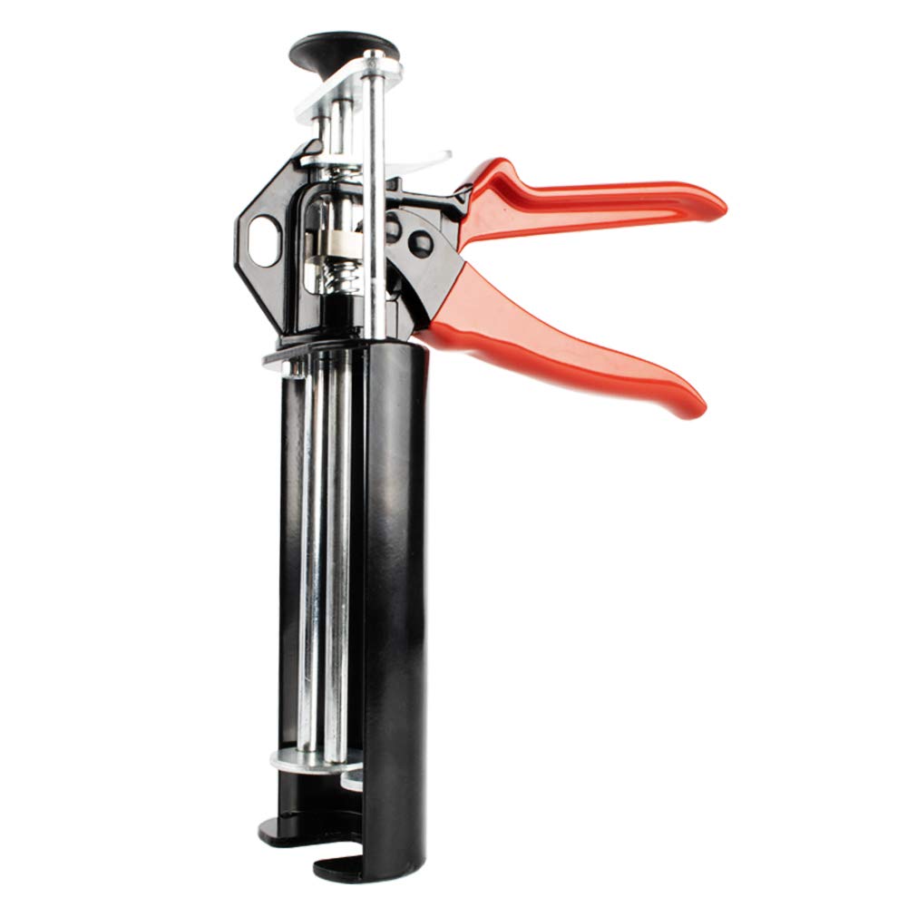 Dual Epoxy Gun for 200 mL/6.75 fl oz (2:1 Mix Ratio) Double Cartridge Panel Bond 08115-08116 (Scarlet & Black)