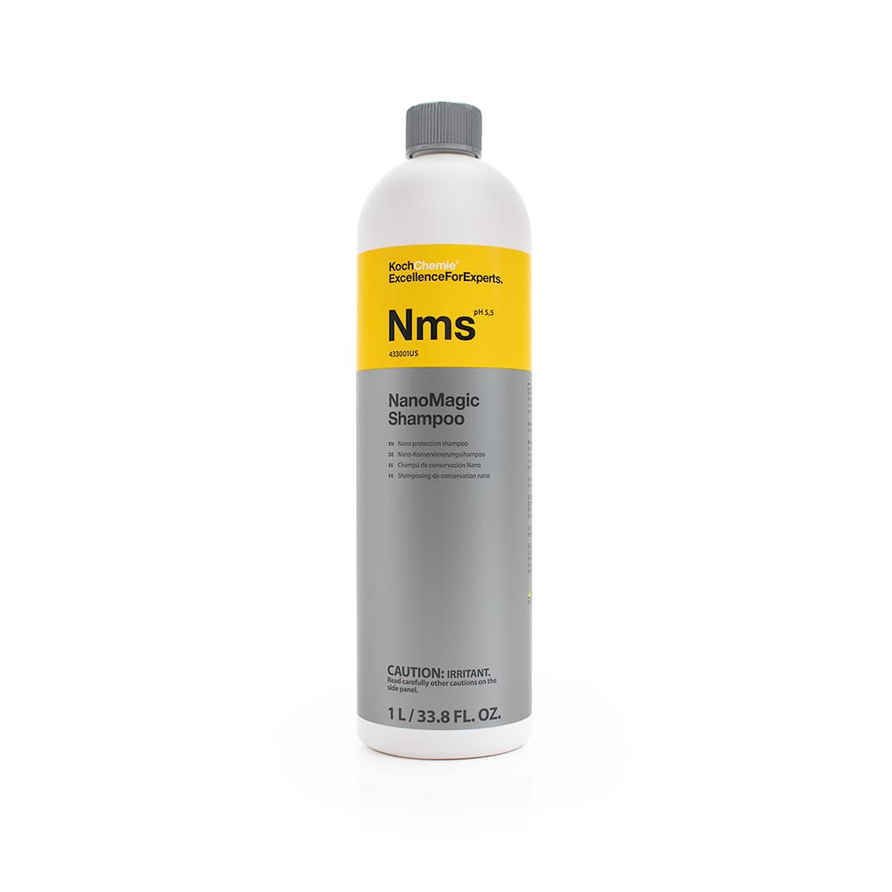 Koch-Chemie NanoMagic Shampoo - Auto Soap with Gloss Cleaning, Water-Repellent, Nano Shampoo Layer (1 Liter)