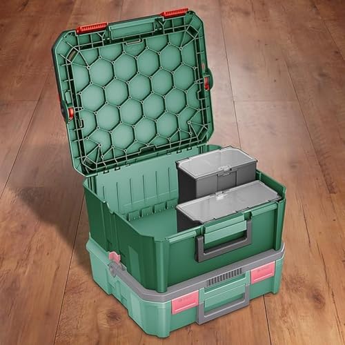 Bosch Home and Garden 1600A01SR4 Power Tools, SystemBox |Size M, Compatible with Bosch Accessory Box Small and Medium, in Sleeve, Green, M