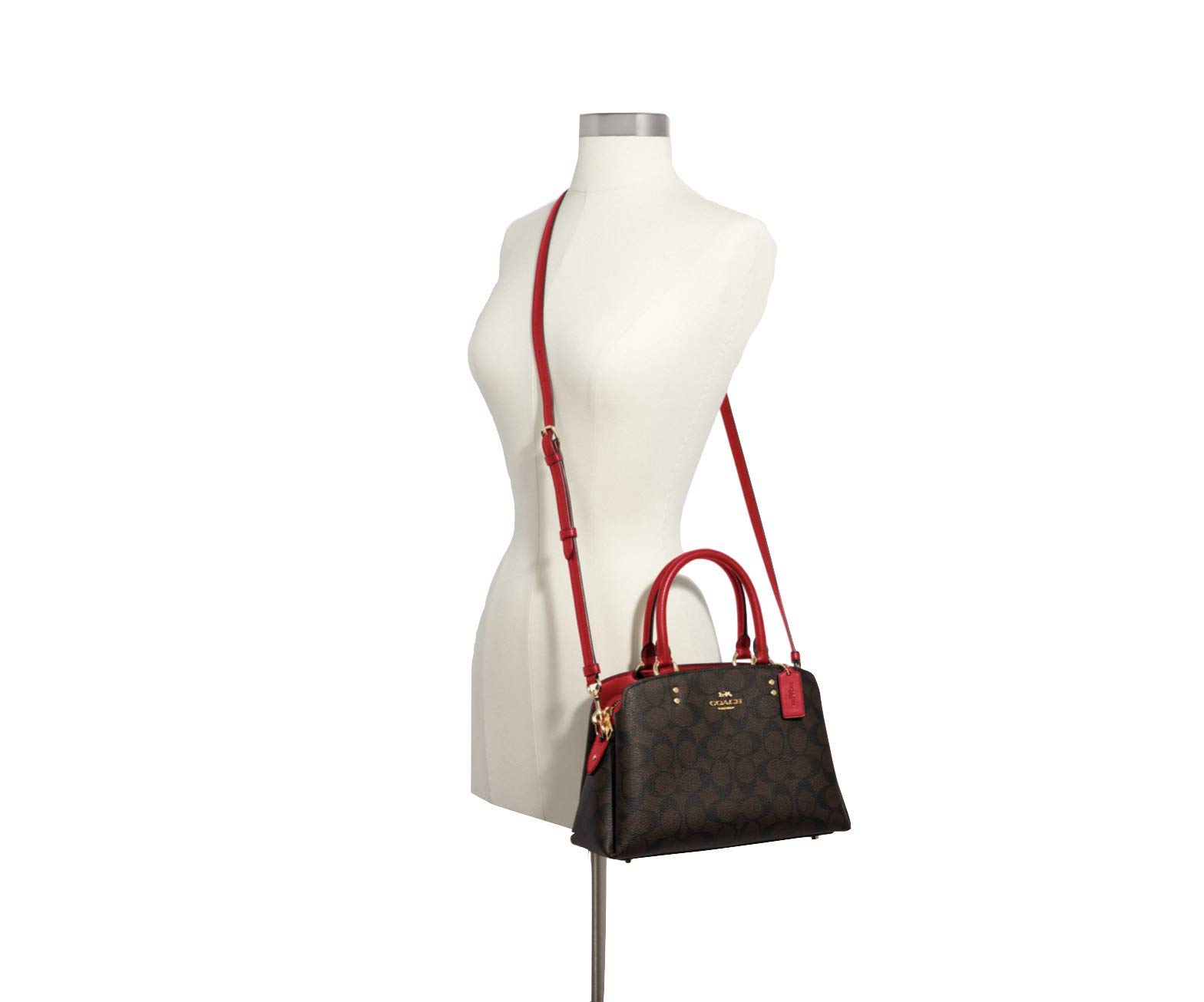 Coach Mini Lillie Carryall In Signature Canvas
