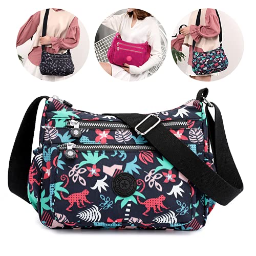 WENJHEN Women Shoulder Bag Ladies Crossbody Purse Roomy Multiple Pockets Handbag