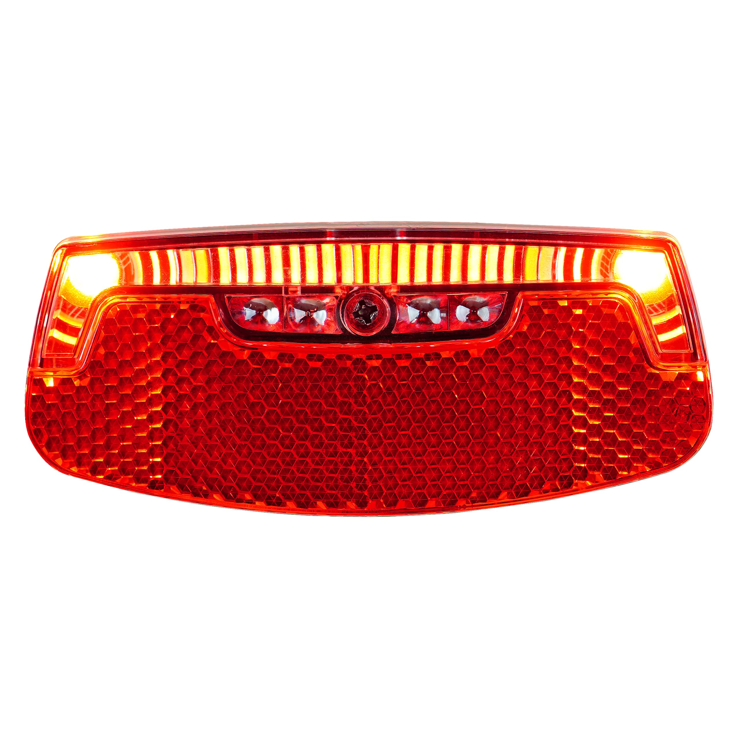 BV Rear Bike Tail Light 2 Pack, Bicycle LED Rear Lights, Easy to Install for Cycling Safety Flashlight (Strap Mount- Rechargeable)