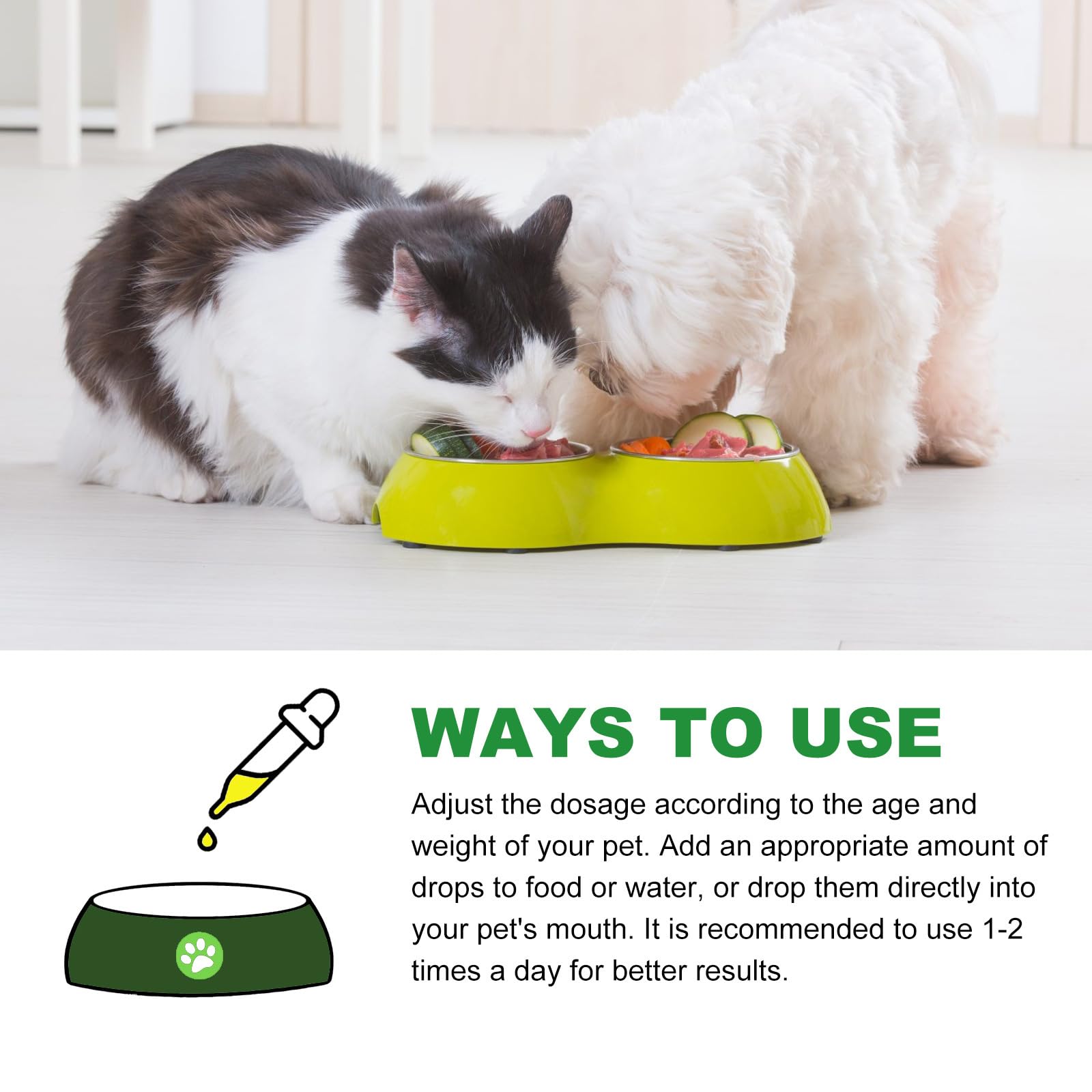Dog UTI Treatment Cat Urinary Tract Infection Treatment Drops Cat UTI Remedy - Natural Formula Rich in Cranberry and Vitamin C