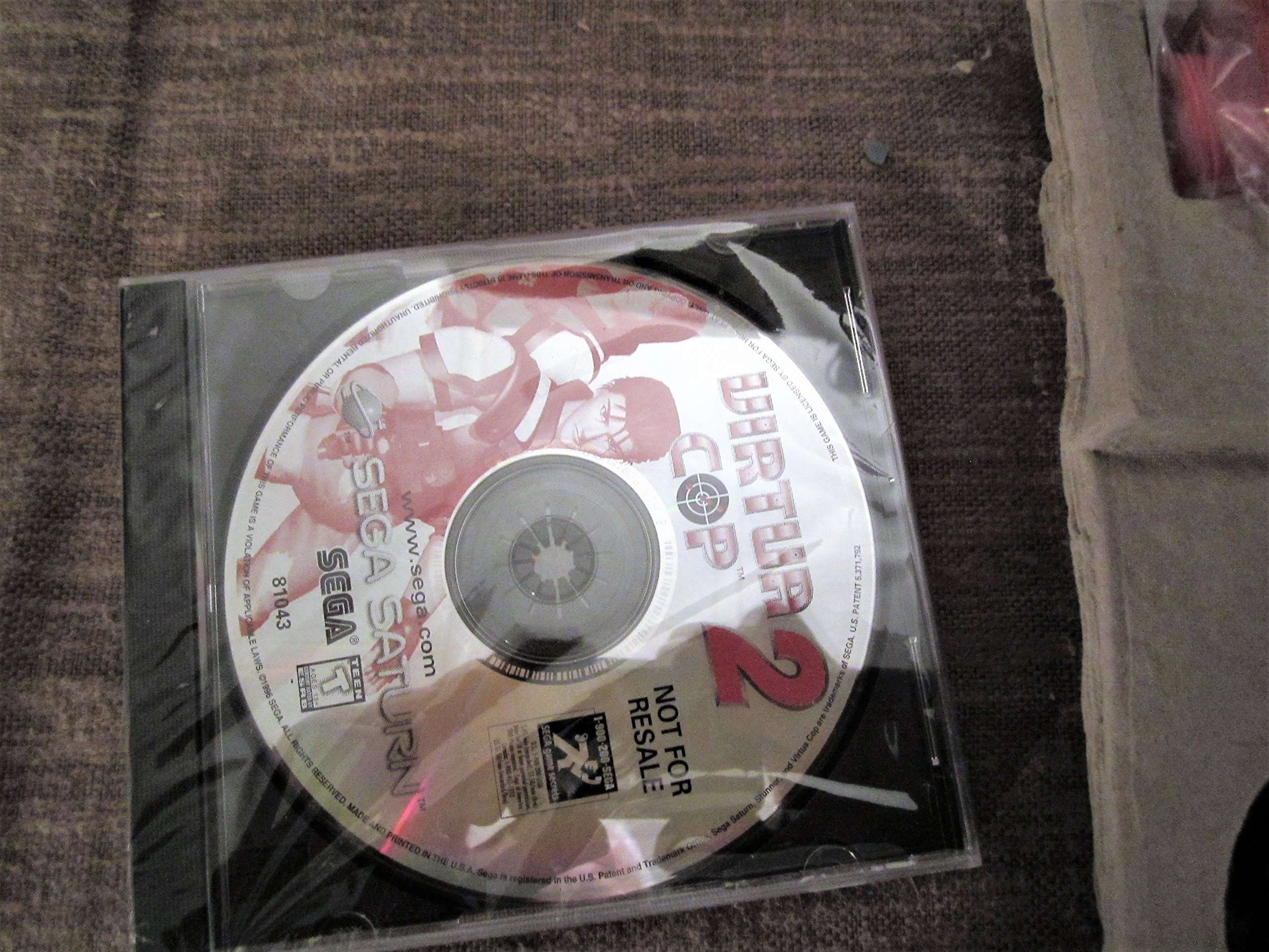 Virtua Cop 2 w/ Stunner - Sega Saturn