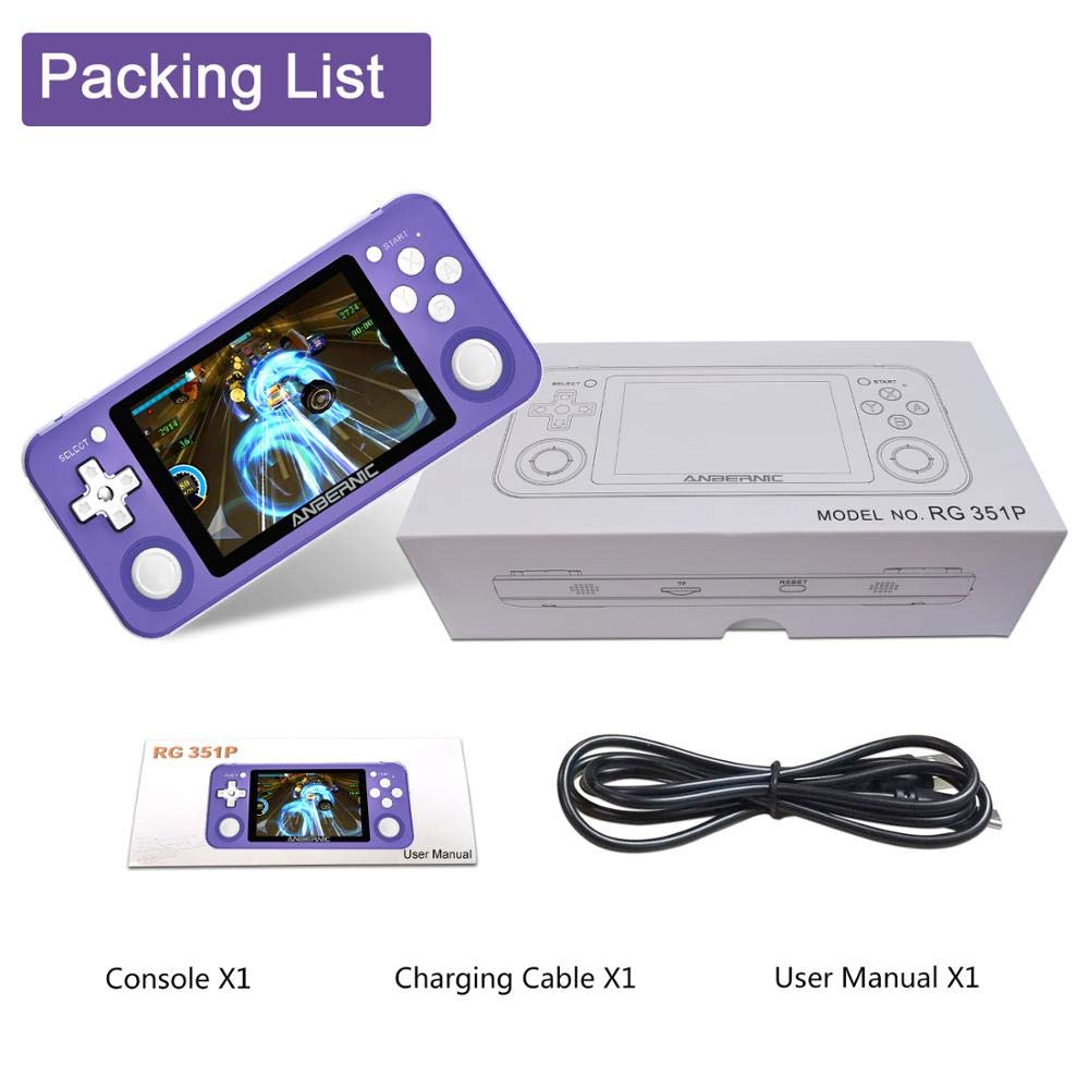 RG351P 2500 game PS1 system handheld game