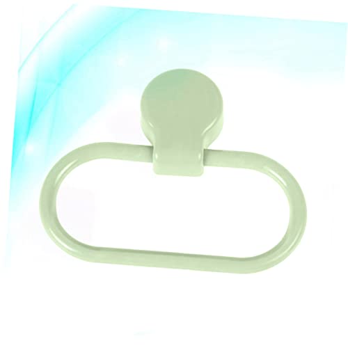 OSALADI 3pcs Adhesive for Self Holders Ring Bracket Plastic Rack Home Drill Hooks Toilet Swing Hanger Wall Shower Washroom Holder Self- Bath Hangers Storage Drilling Towel Round Mounted