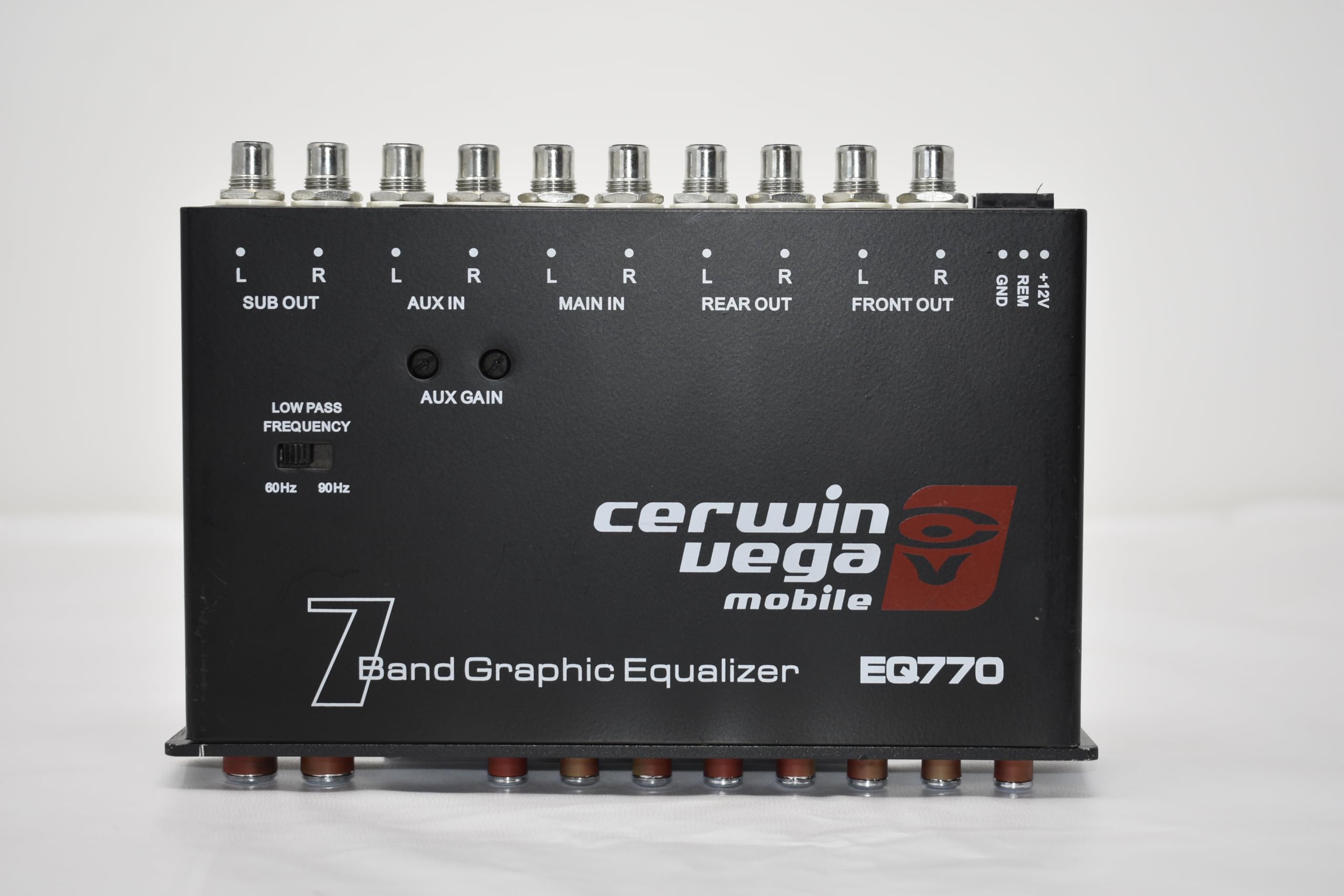 Cerwin Vega EQ770 7-Band Parametric Equalizer with Auxiliary Input