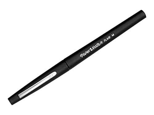 Paper Mate Flair Felt Pens Medium Point Black Ink