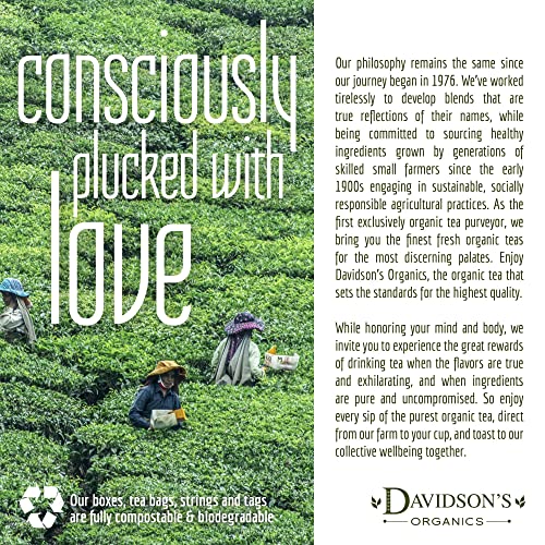 Davidson's Organics, Earl of Grey Green, Loose Leaf Tea, 16-Ounce Bag