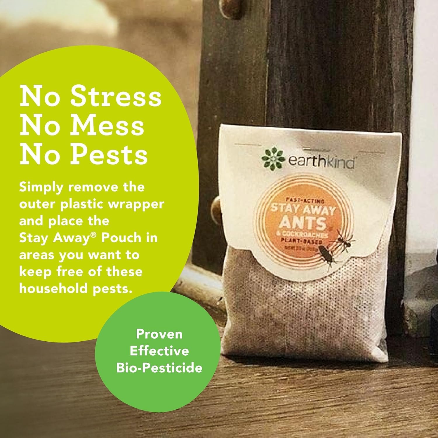 EarthKind Stay Away Rodent, Spider, Ant/Roach, Moth & Mosquito Whole Home Multipack (10-Pack, 2 of Each) - Effective Plant-Based Pest and Insect Repellants