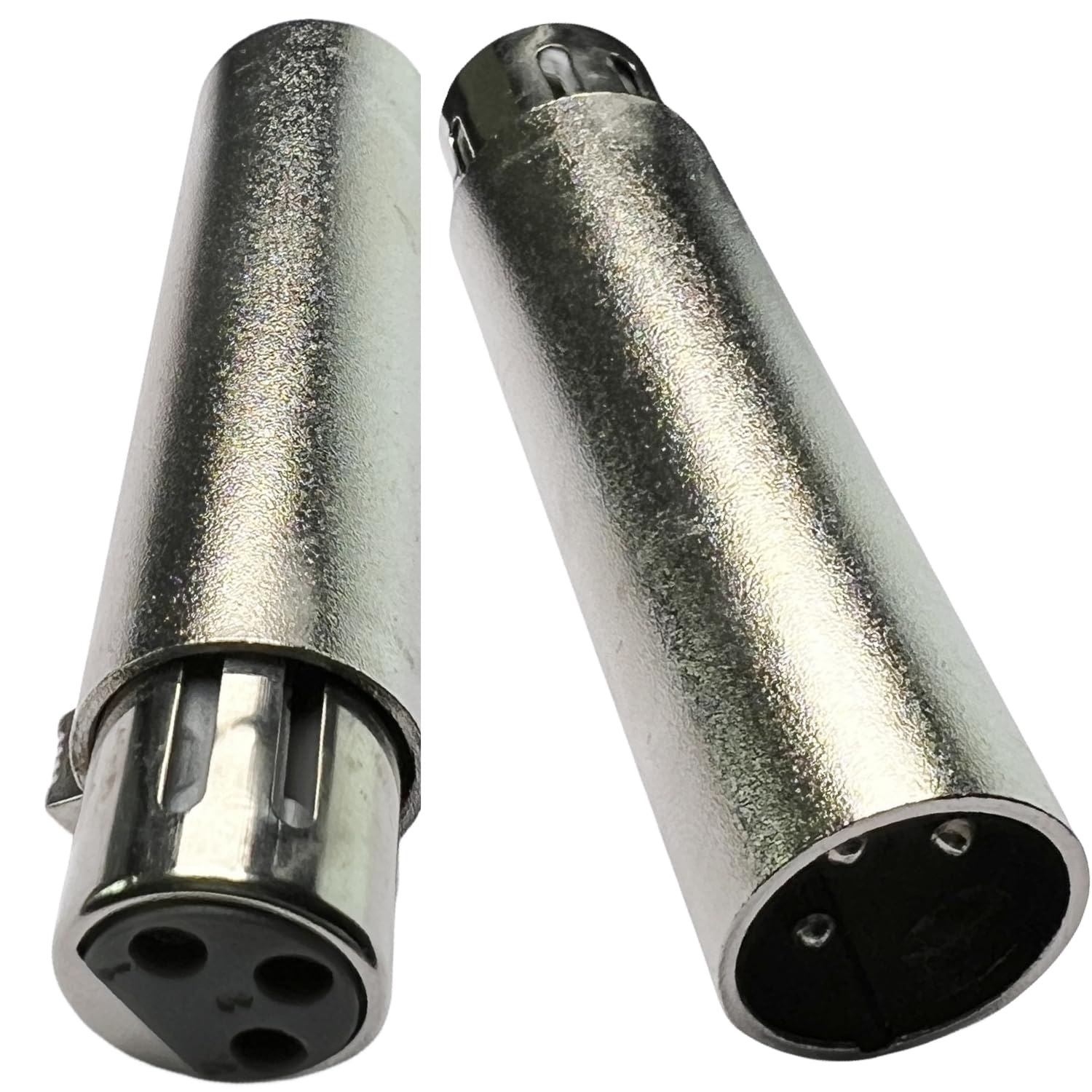 CESS XLR Male to XLR Female Cable Extension Extender Connector (jcx) (2 Pack)