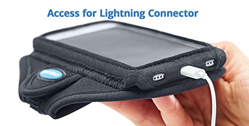 Tune Belt AB91 Cell Phone Armband Holder Case for iPhone 13/13 Pro, 12/12 Pro, 11, 11 Pro Max, XS Max, XR, Galaxy S20/S21 Plus & More for Running & Working Out (Black)