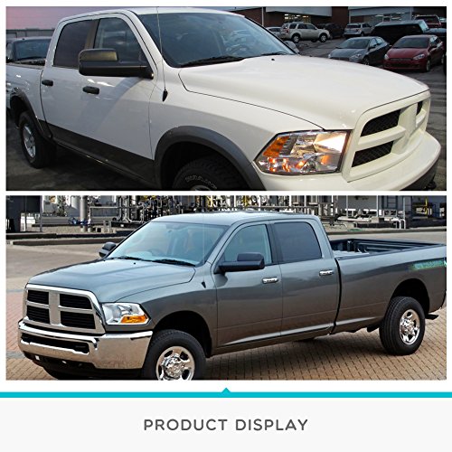 YITAMOTOR Towing Mirrors Compatible with Dodge Ram, Manual Flip Up Folding with Support Brackets Tow Mirrors, Replacement for Dodge Ram 1994-2001 1500, Ram 1994-2002 2500 3500 Truck