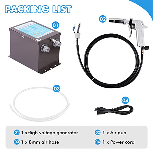 YUCHENGTECH Ionizing Air Gun Anti Static Gun Anti Static Air Gun Static Eliminator Anti Static Ionizier with 4KV High Voltage GeneratorĀ 110V