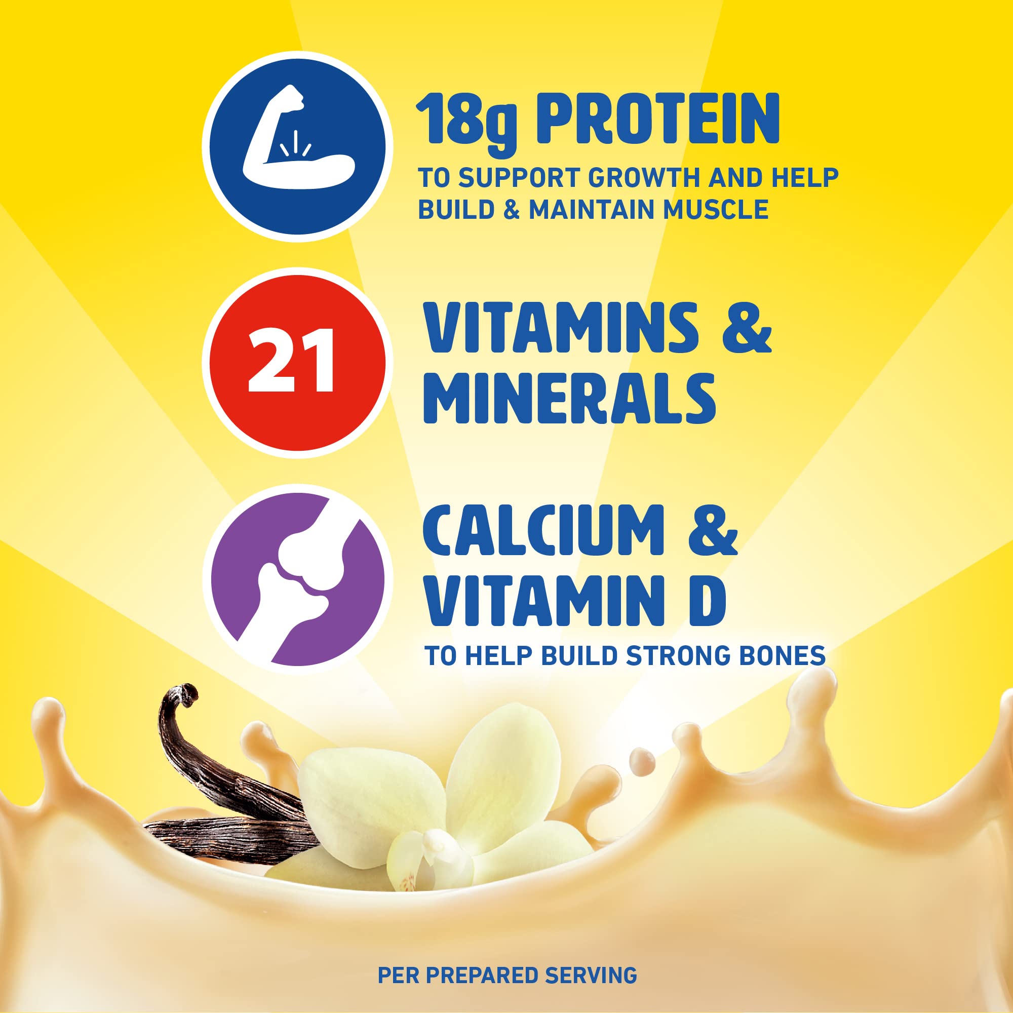 Carnation Breakfast Essentials High Protein Oral Supplement Classic French Vanilla Flavor 1.31 oz. Packet 60 Ct
