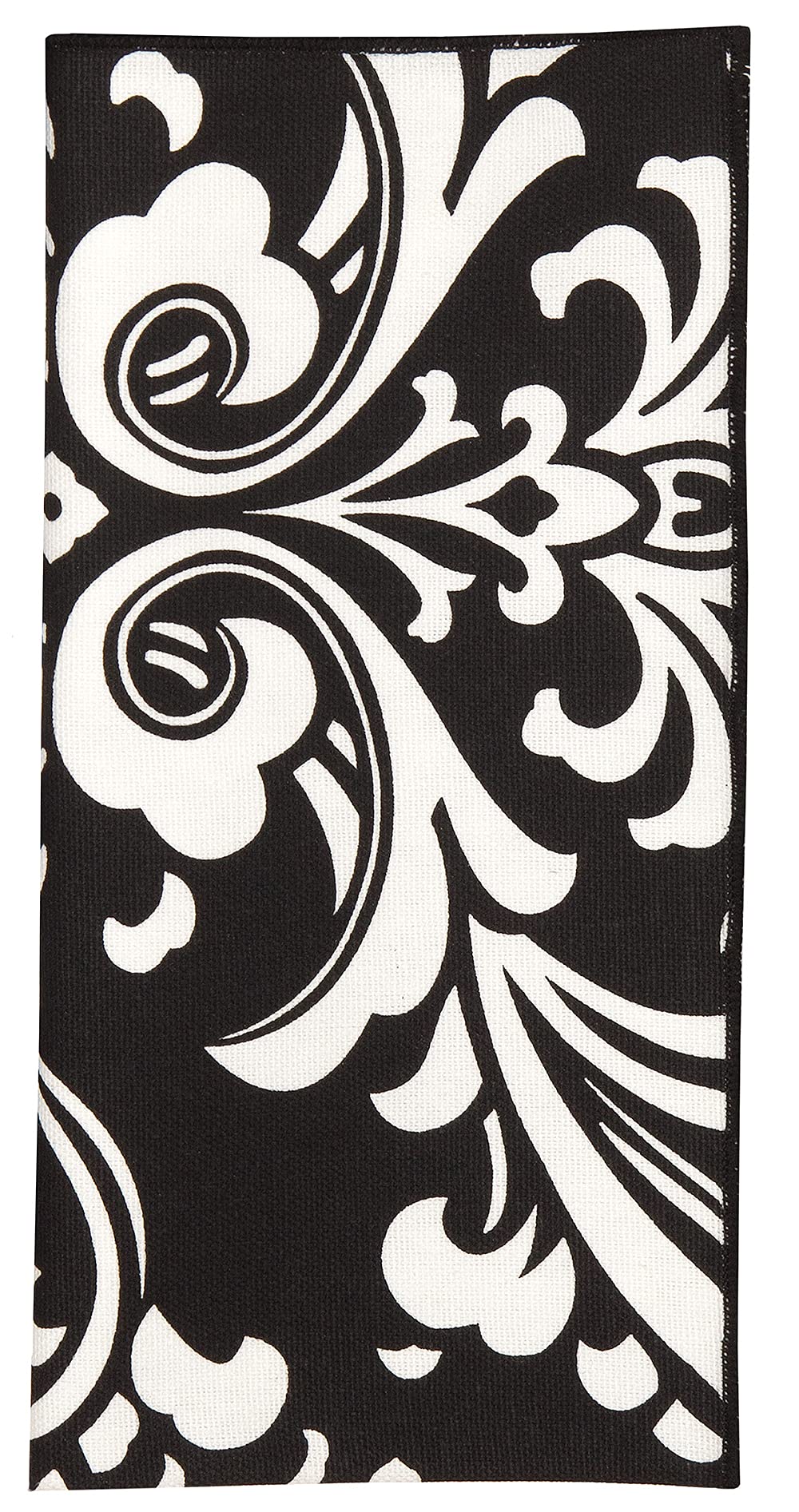 Cloth Napkins Black and White Wedding Table Décor Backyard Party Reception Black and White Table Linens, Linen Napkins All Cotton Dinner 18"x18" Set 4