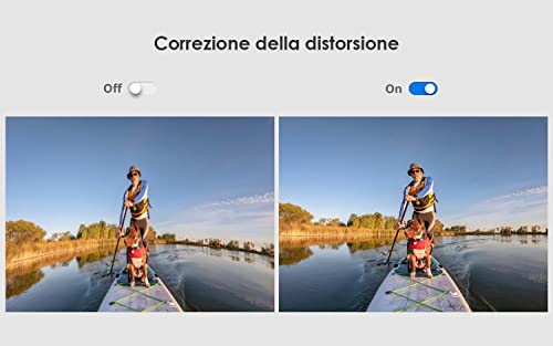 COOAU Native 4K 60fps 20MP Touch Screen WiFi Action Sport Camera EIS Stabilization Underwater Waterproof Cam with External Microphone Remote Control 2x1350Amh Batteries