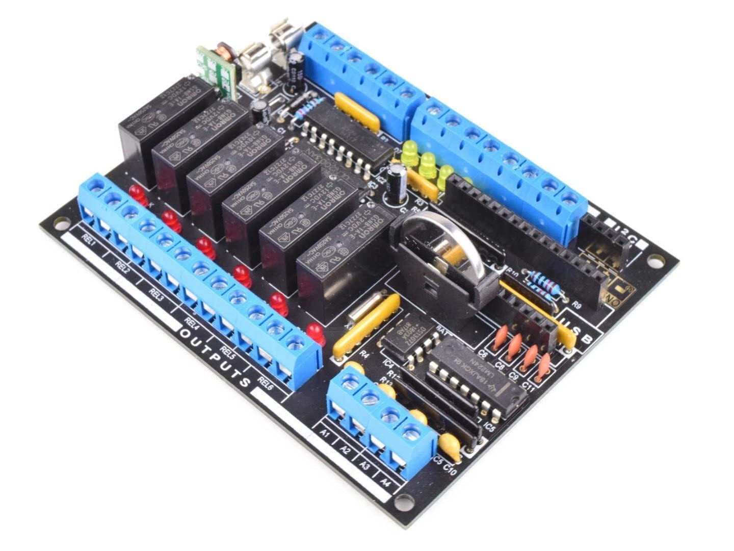 CANADUINO® PLC MEGA328 Electronics DIY Kit (100% Compatible with Arduino)