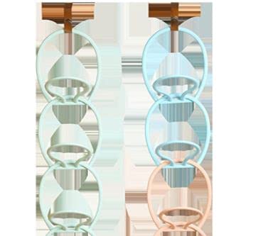 Ubrand Faye Butler 6-Hook Ring Loops, Over-Door Hanger, Hat Rack Organizer/Baseball Cap Holder/Door+Wall Storage Organizer for Hat,Scarf, Bag, Caps, Towel, Clothes (White)
