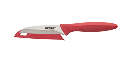 Zyliss E920144 6 Piece Knife Set | Multiple Sizes | Stainless Steel | Multicolour | 6 x Kitchen Knives With Protection Covers | Dishwasher Safe | 5 Year Guarantee