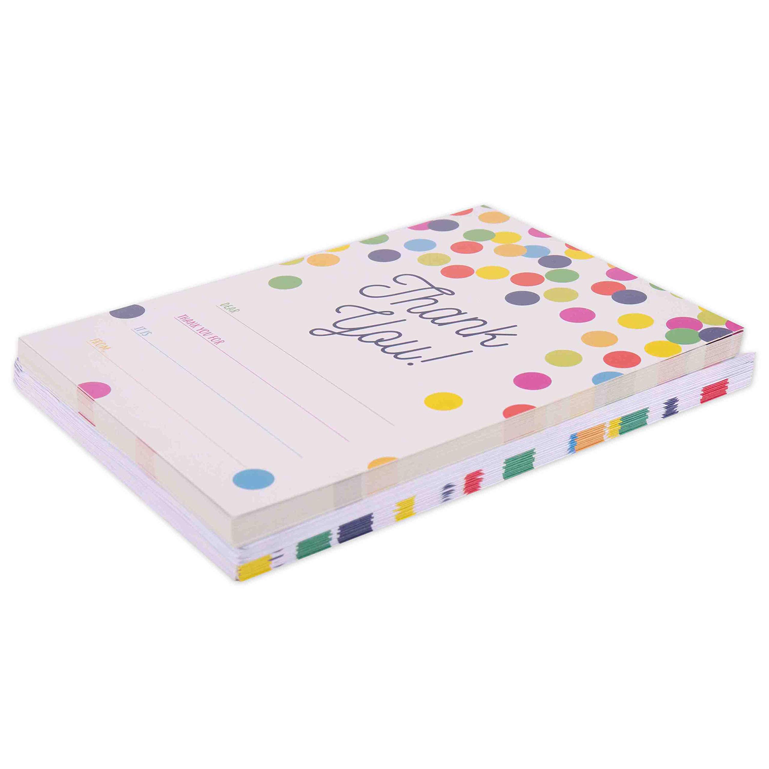 GSM Brands Thank You Cards for Kids - 20 Cards with Envelopes