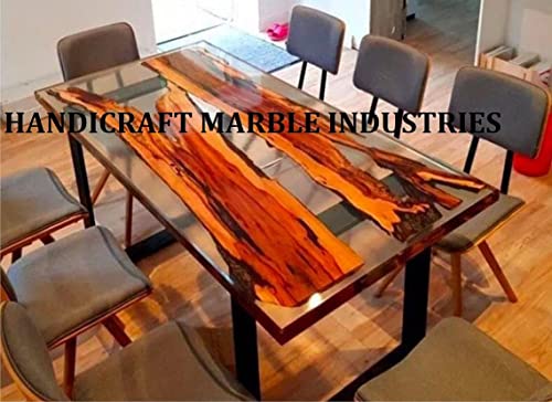 Epoxy Table, Epoxy Resin River Table, Live Edge Wooden Table, Natural Wood,Dining table, Natural Epoxy Table, Resin Table