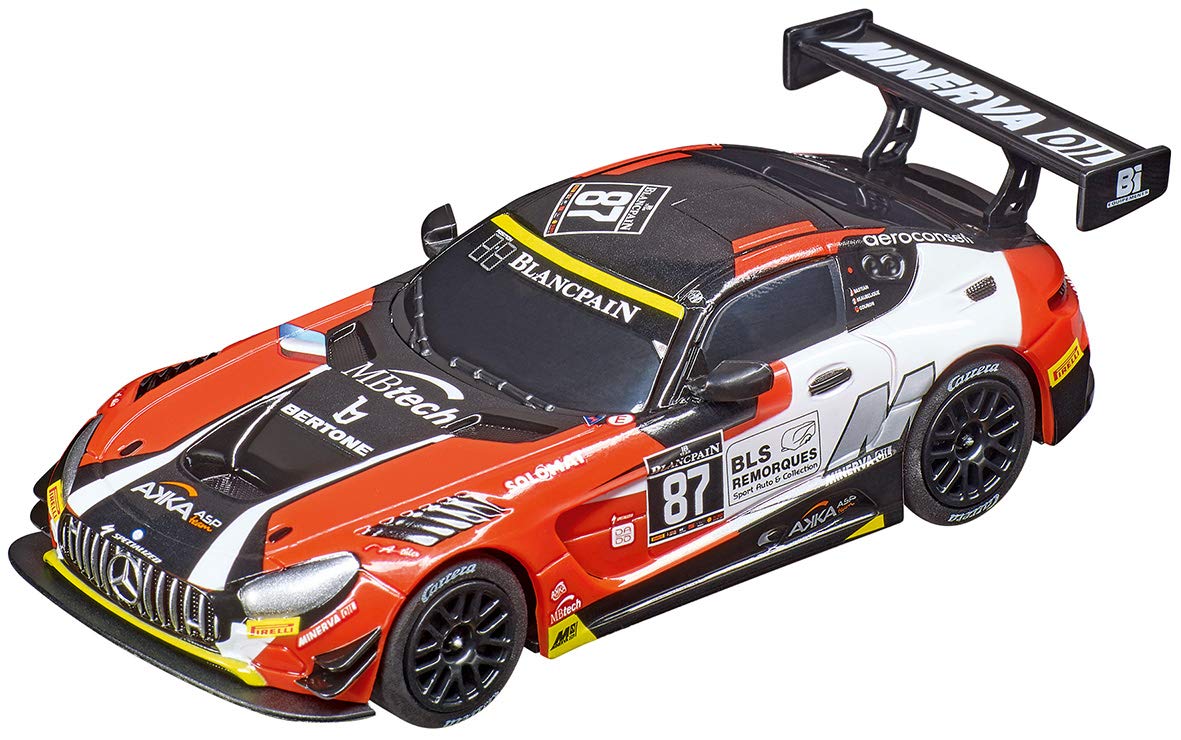 Carrera 64135 Mercedes-AMG GT3 Team AKKA-ASP #87 GO!!! Analog Slot Car Racing Vehicle 1:43 Scale