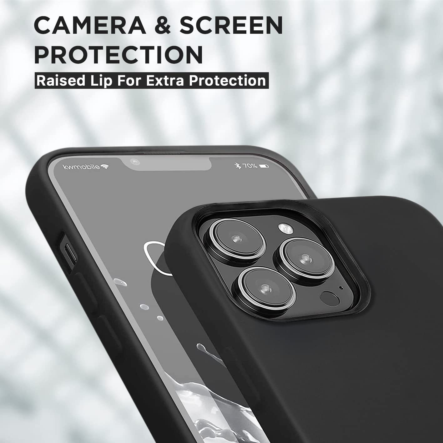 CG MOBILE TUMI Phone Case for iPhone 14 Pro Max in Black & Gold MagSafe Compatible Case, Real Protective & Transparent Anti-Scratch Cover with Easy Snap-on, Shock Absorption & Signature Logo